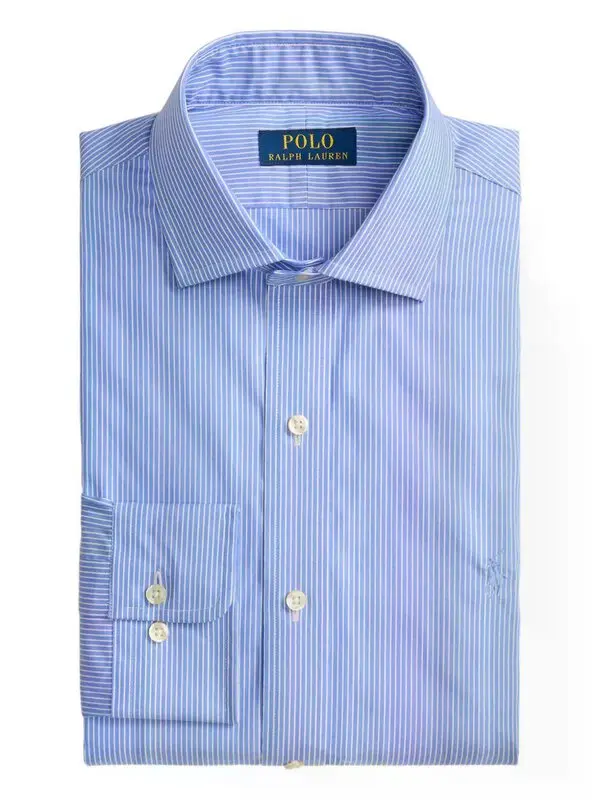Polo Ralph Lauren Striped Long-sleeve Shirt - Blue