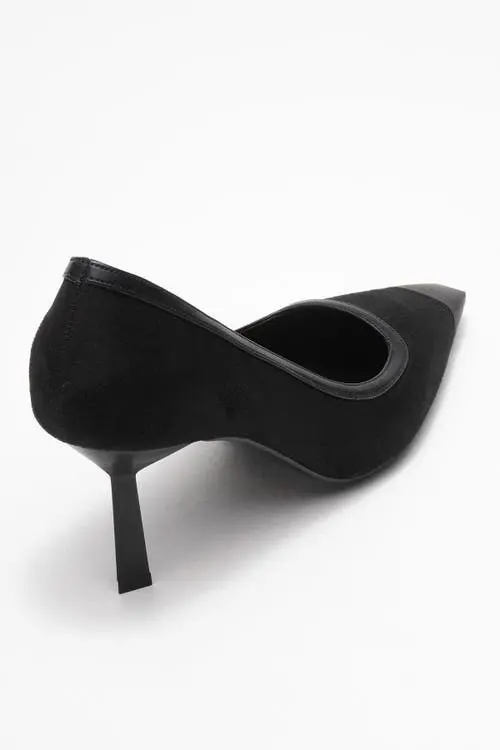 PROLOGUE SHOES Rona Pointed-toe Pumps - Black Suede