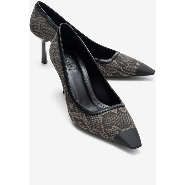 PROLOGUE SHOES Rona Pointed-toe Pumps - Grey
