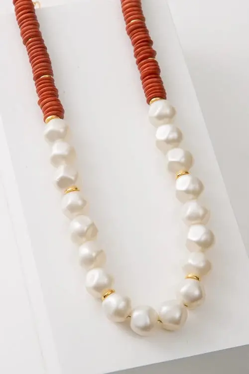 NOONDAY COLLECTION Sahil Statement Necklace - White