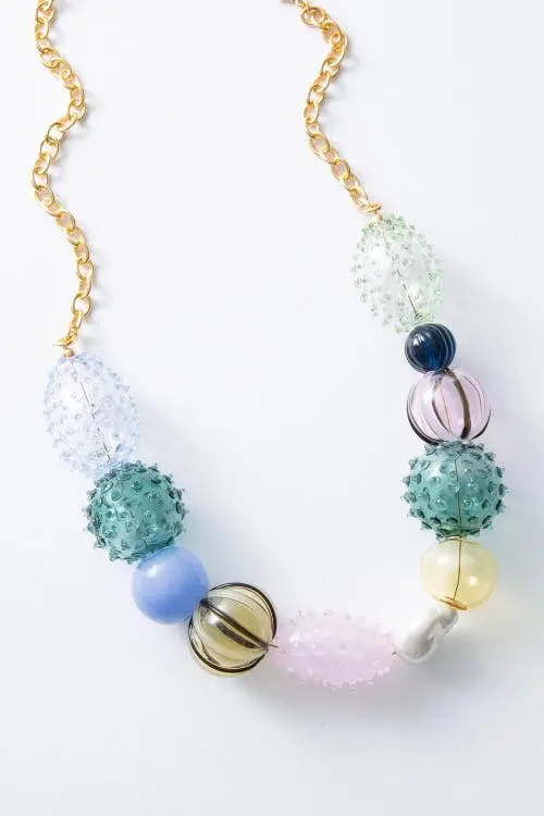 NOONDAY COLLECTION Iris Glass Blown Necklace - Multi