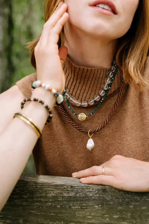 NOONDAY COLLECTION Lucid Glass Necklace - Multi