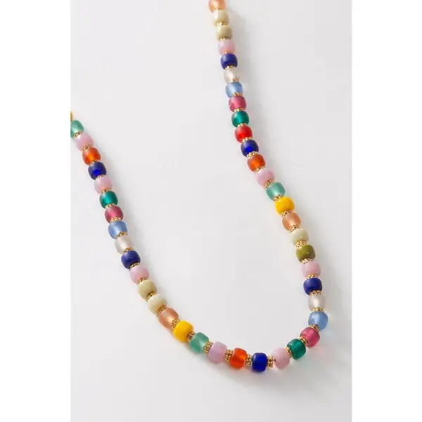 NOONDAY COLLECTION Glass Confetti Necklace - Multi