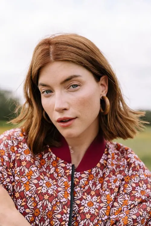 NOONDAY COLLECTION Wooden Hoop Earrings