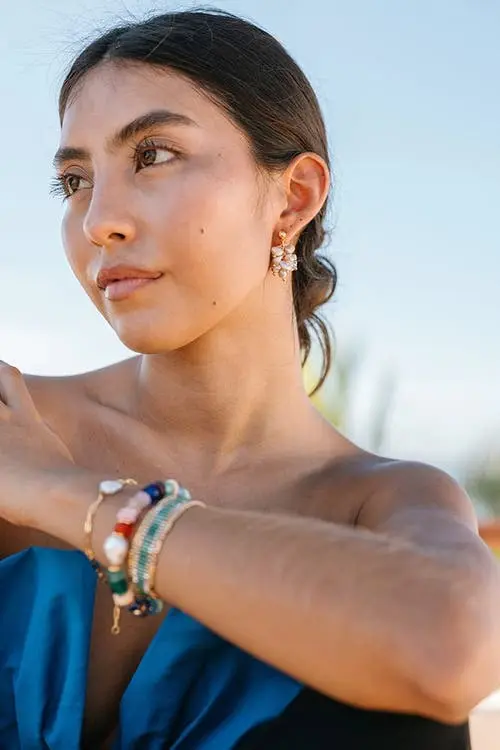 NOONDAY COLLECTION Convertible Pearl Clustered Earrings