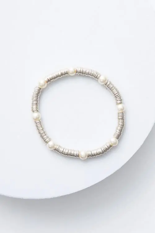 NOONDAY COLLECTION Sequin Bracelet - Silver