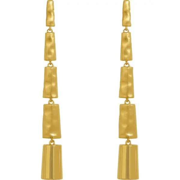 DEAN DAVIDSON Nairobi Statement Drop Earrings - Gold