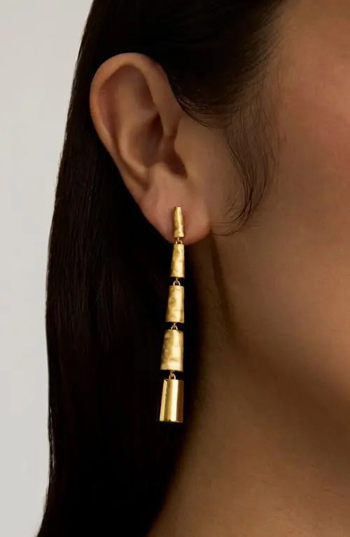DEAN DAVIDSON Nairobi Statement Drop Earrings - Gold