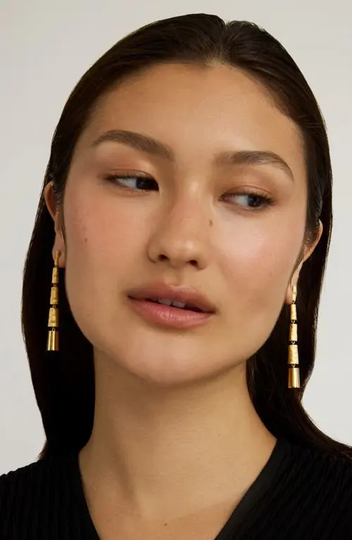 DEAN DAVIDSON Nairobi Statement Drop Earrings - Gold