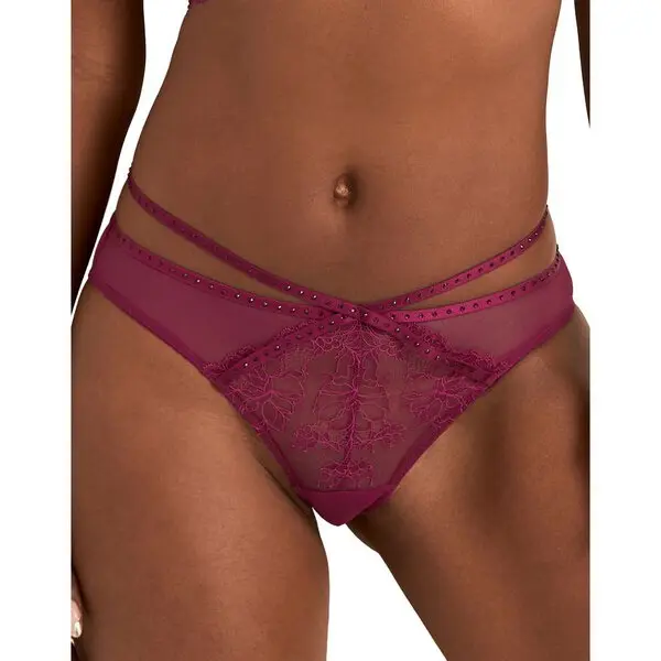 ADORE ME Lyra Brazilian Panties - Dark Purple