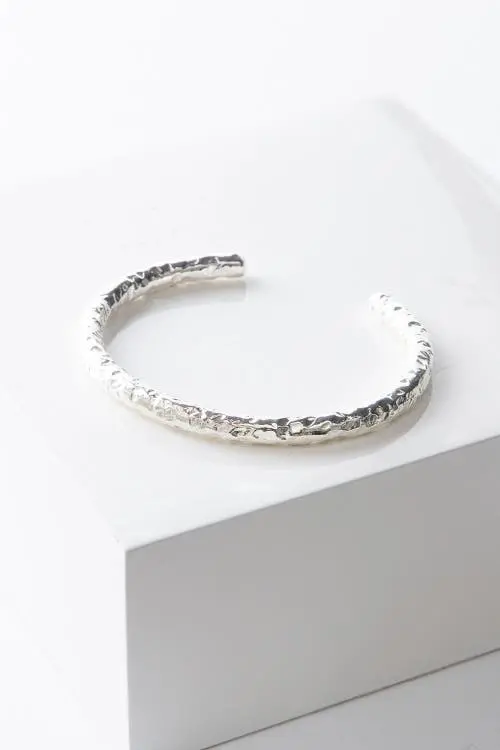 NOONDAY COLLECTION Molten Metal Cuff - Silver