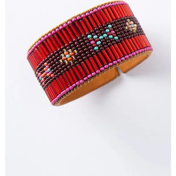 NOONDAY COLLECTION Cereza Cuff - Red