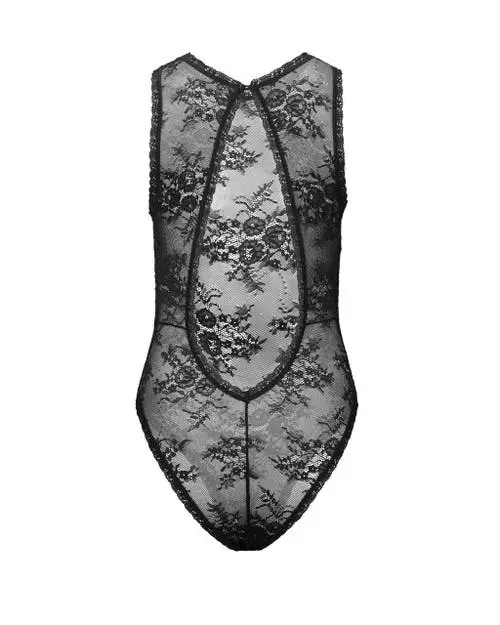 ADORE ME Hazelle Lace Bodysuit - Black