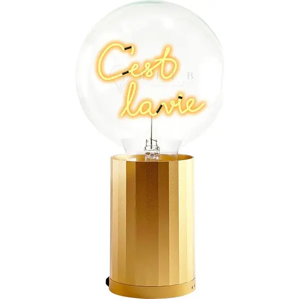 MITB Cest Lavie Portable Table Lamp - Gold