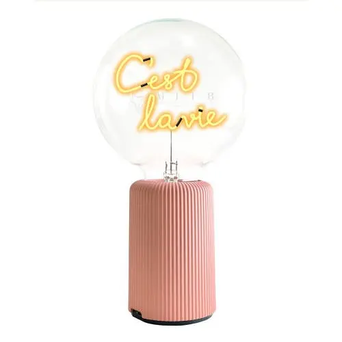 MITB Cest Lavie Portable Table Lamp - Pink