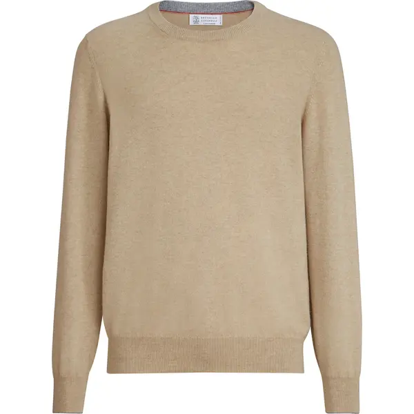 Brunello Cucinelli Cashmere Crewneck Sweater - Brown