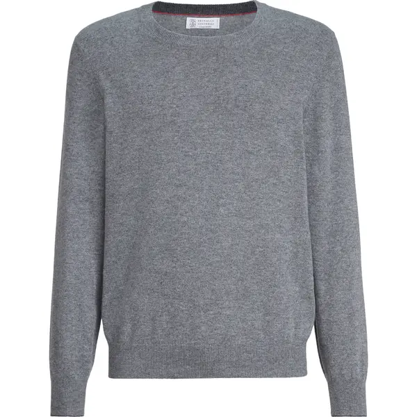 Brunello Cucinelli Cashmere Crewneck Sweater - Dark Grey
