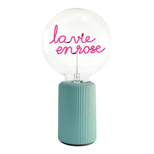 MITB La Vie En Rose Portable Table Lamp - Blue
