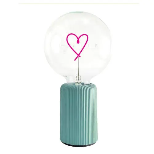 MITB Heart Portable Table Lamp - Blue