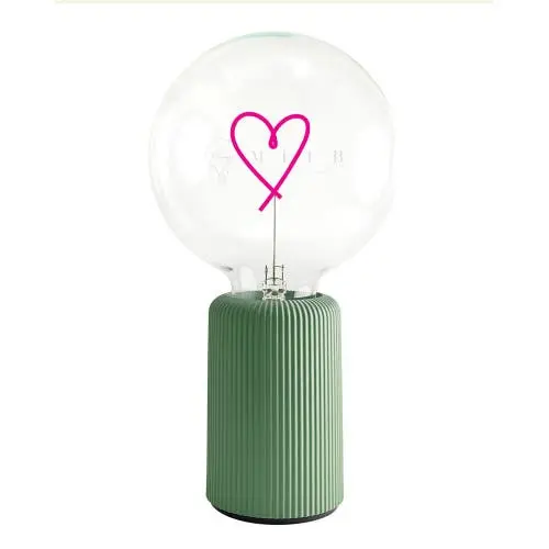 MITB Heart Portable Table Lamp - Olive