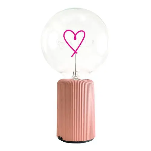 MITB Heart Portable Table Lamp - Pink