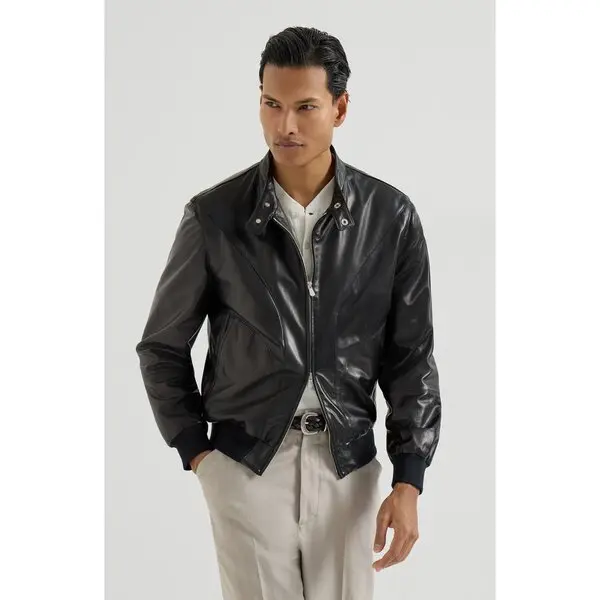 Brunello Cucinelli Nappa Leather Jacket