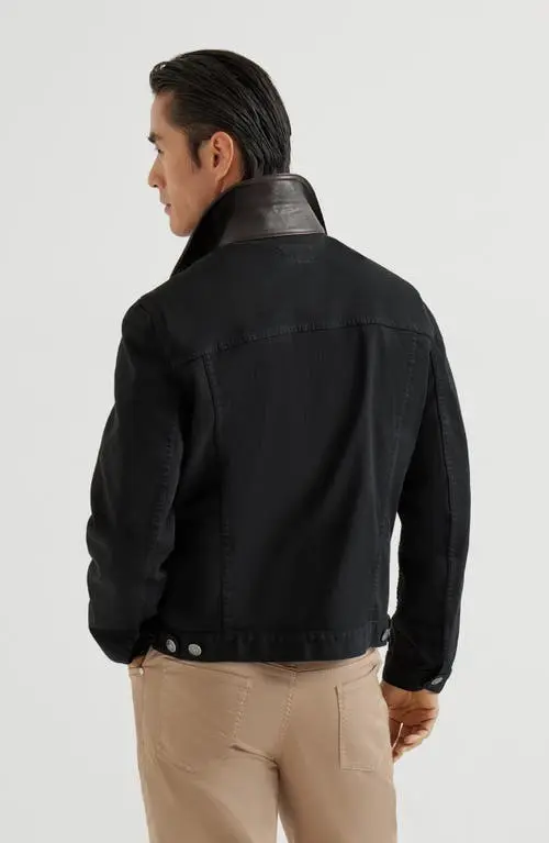 Brunello Cucinelli Garment-dyed Outerwear Jacket - Black