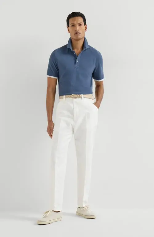 Brunello Cucinelli Panama Trousers - Snow