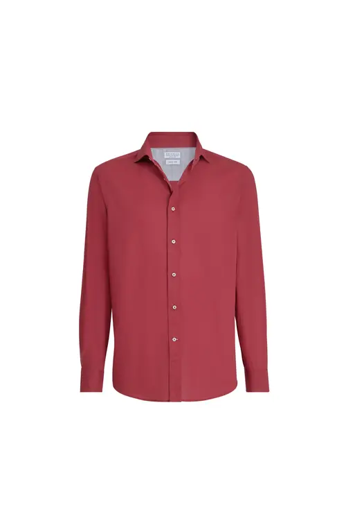 Brunello Cucinelli Muslin Shirt - Cherry
