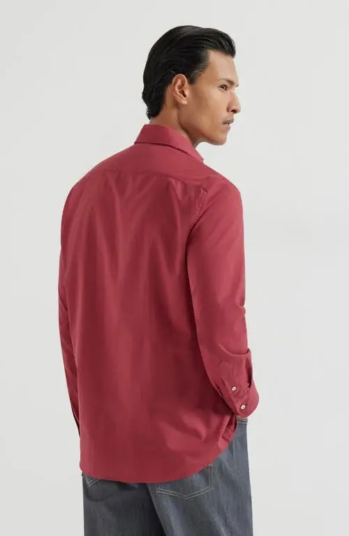 Brunello Cucinelli Muslin Shirt - Cherry