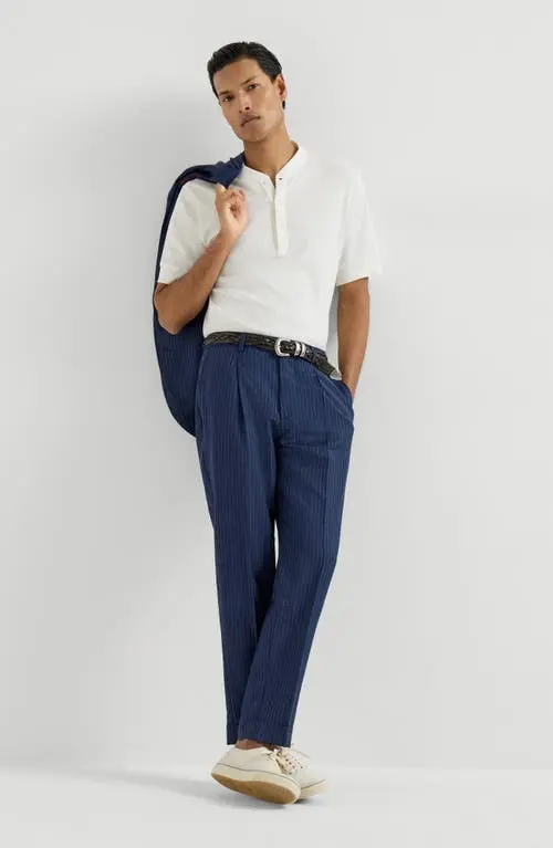 Brunello Cucinelli Striped Trousers