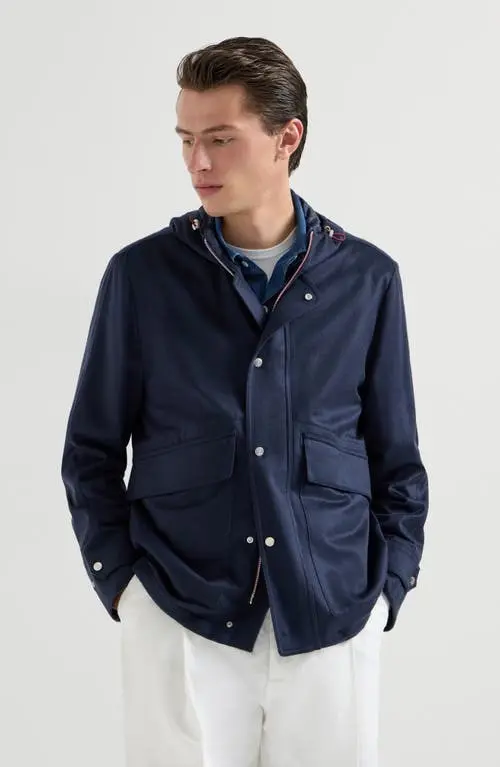Brunello Cucinelli Flannel Parka