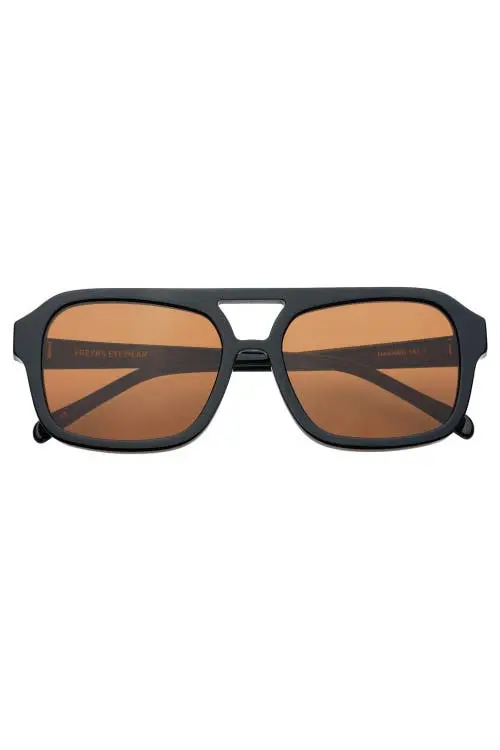 FREYRS EYEWEAR Havana Aviator Sunglasses - Black