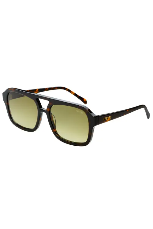 FREYRS EYEWEAR Havana Aviator Sunglasses - Dark Tortoise