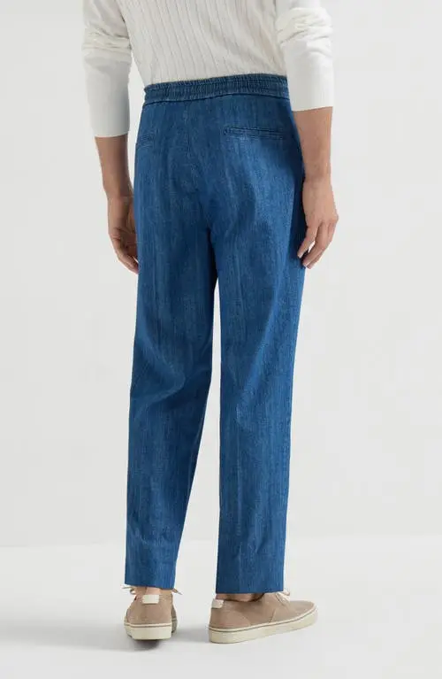 Brunello Cucinelli Lightweight Denim Trousers - Medium Denim