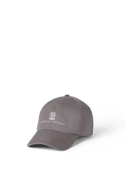 Brunello Cucinelli Baseball Cap With Logo - Brown