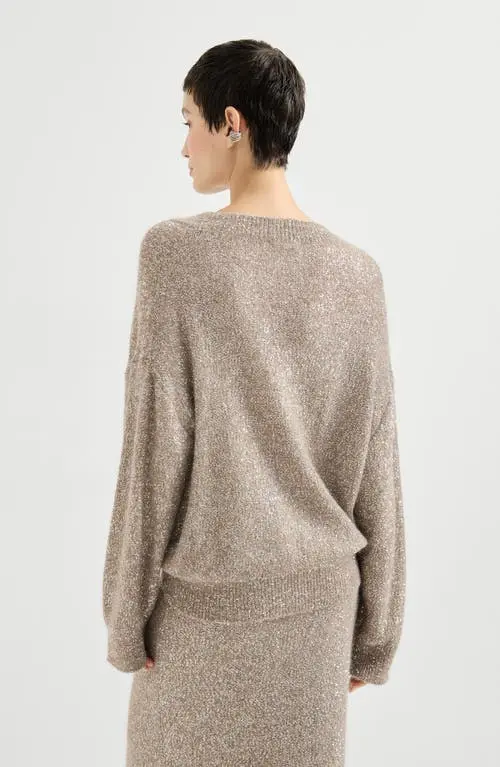 Brunello Cucinelli Sequin Embellished Sweater