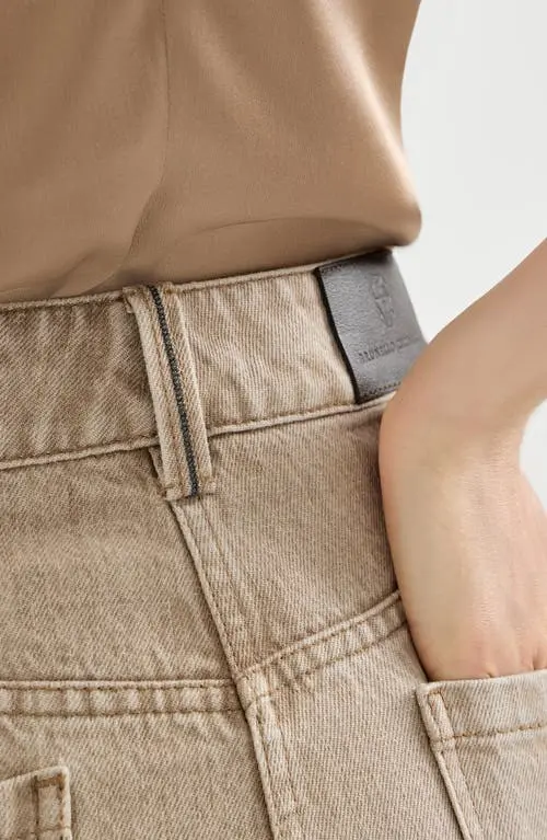Brunello Cucinelli Authentic Denim Trousers - Beige