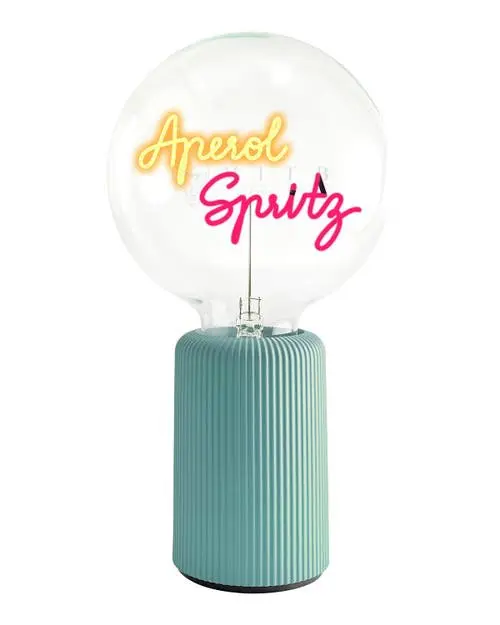 MITB Aperol Spritz Portable Table Lamp - Blue