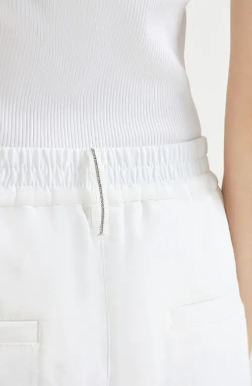Brunello Cucinelli Cotton Organza Trousers - White