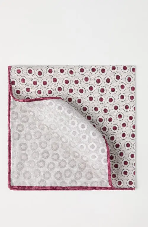 Brunello Cucinelli Spotted Pocket Square - Cherry