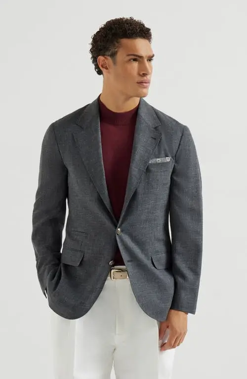 Brunello Cucinelli Blazer With Metal Buttons