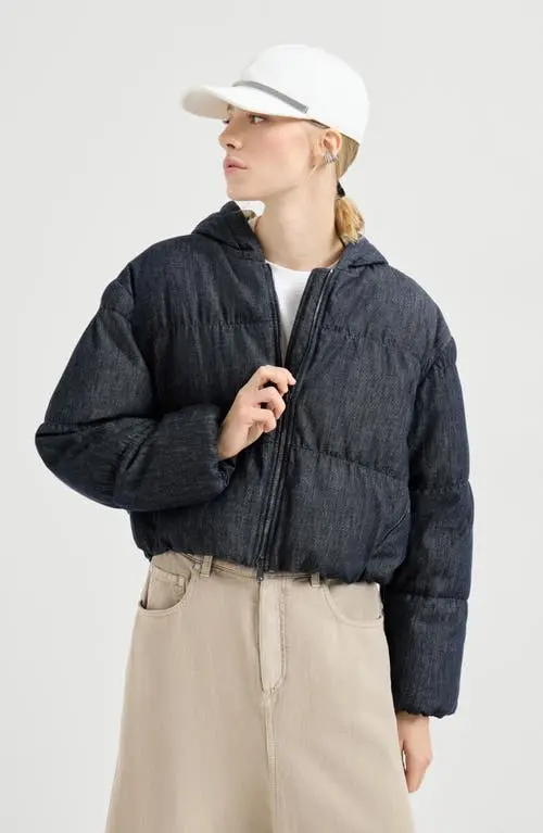 Brunello Cucinelli Effect Twill Down Jacket