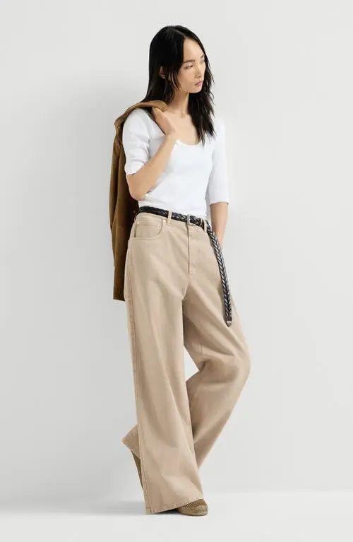 Brunello Cucinelli Relaxed Trousers - Beige