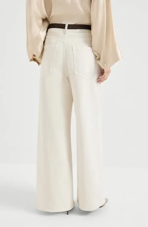 Brunello Cucinelli Relaxed Trousers - Chalk