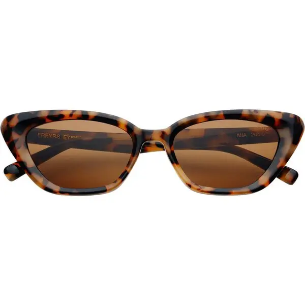 FREYRS EYEWEAR Mia Cat Eye Sunglasses - Milky Tortoise