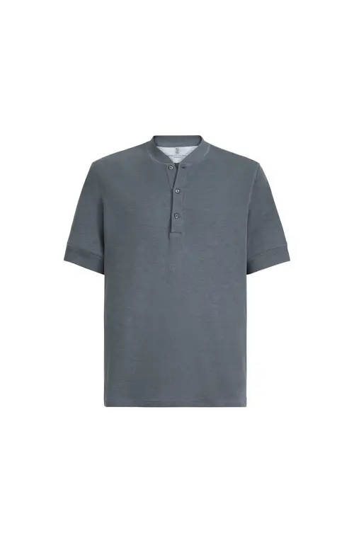 Brunello Cucinelli Cotton Jersey T-shirt - Grey