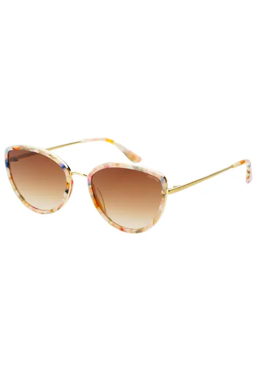 FREYRS EYEWEAR Luna Cat Eye Sunglasses - Rose Tortoise