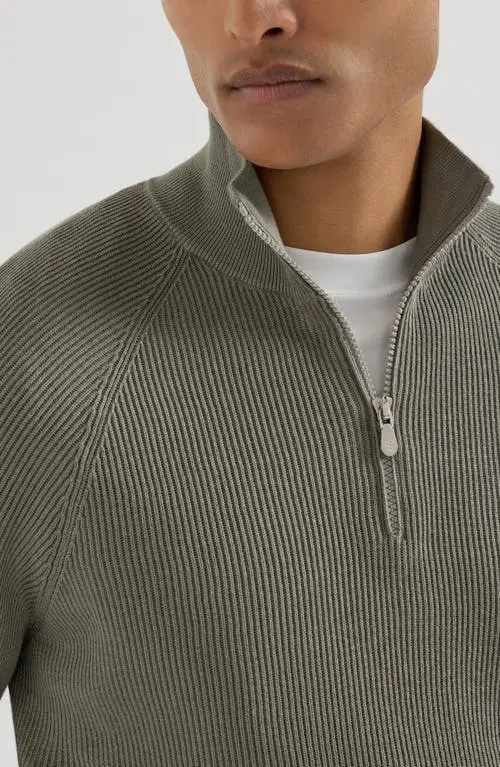 Brunello Cucinelli Cotton Sweater - Khaki