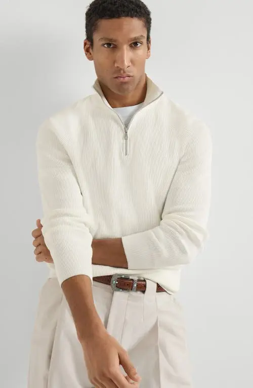 Brunello Cucinelli Cotton Sweater - Panama